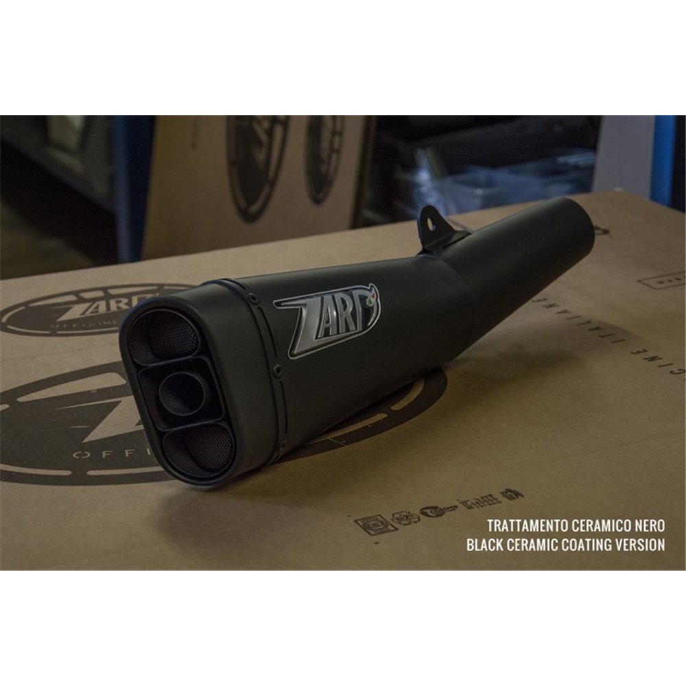 Zard BLACK SS RACING FULL KIT AND CARBON END CAP YAMAHA MT 09 13 - 16